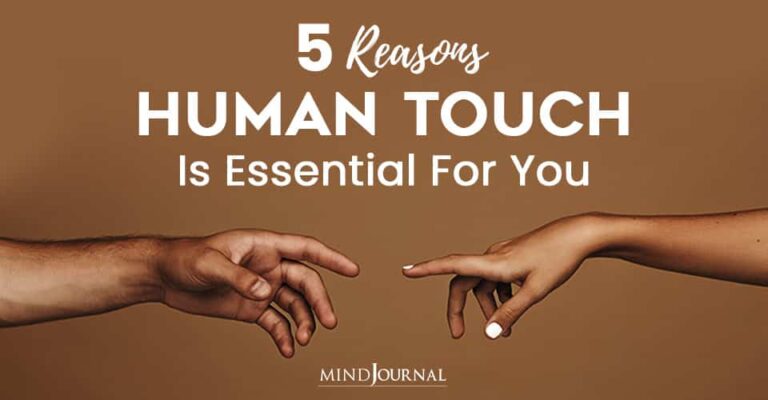 5 Reasons Human Touch Is Essential For You - The Minds Journal