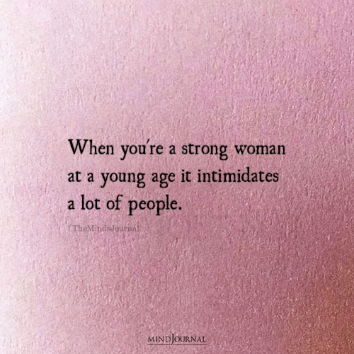 A Strong Woman Is One Who Is Able To Smile